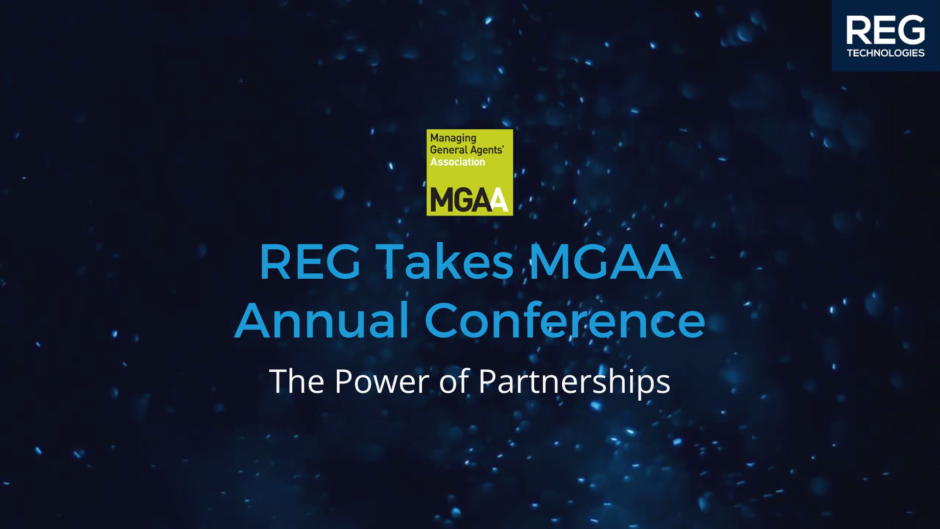 MGAA Annual Conference - REG Interview - REG Technologies